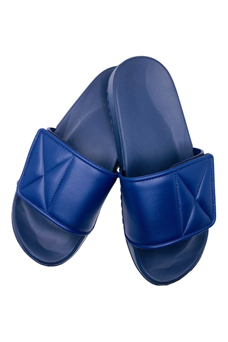 Papuci piscina sau plaja pentru dama, albastru, marime 36, 23 ...