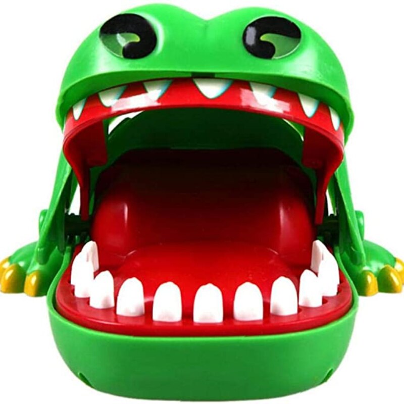 Jucarie crocodil, Senmase, ABS,15.5x13x10cm, Verde - eMAG.ro