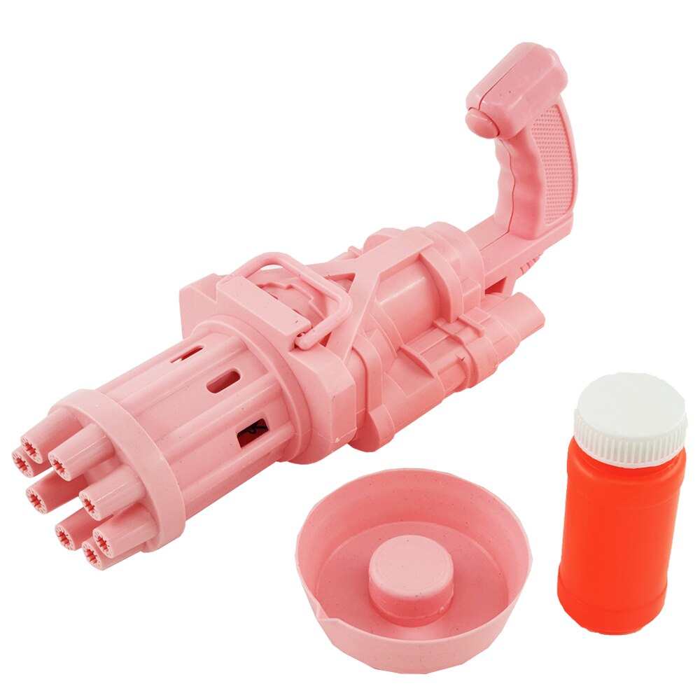 Jucarie Pistol de facut Baloane de Sapun cu baterii, Mini-Gun Bubble ...