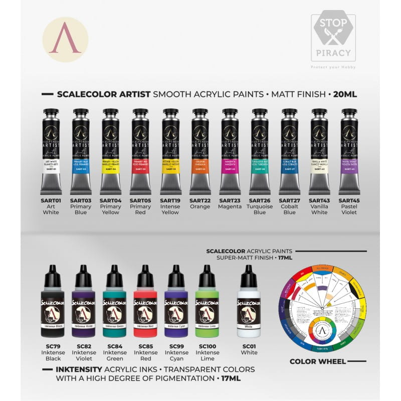 Комплект от 18 бои Color Theory Banshee, Scale75, 20ml/17ml - eMAG.bg