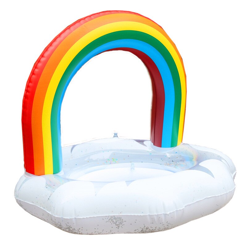 Colac de inot bebe cu arcada Curcubeu, 70 cm - eMAG.ro