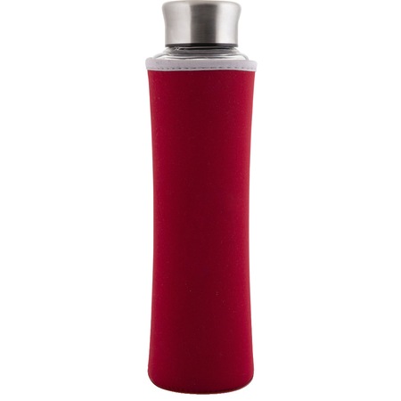 Recipient lichide cu manson Lamart Eco, sticla, 550 ml, 26 x 7 cm, rosu ...