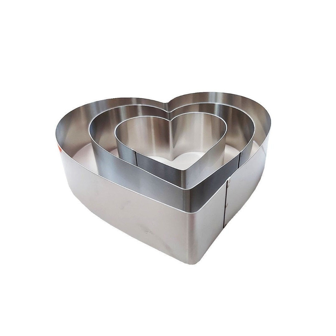 Set 3 Tavi pentru torturi cu 3 etaje, Inima, 192COF - eMAG.ro