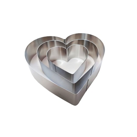 Set 3 Tavi pentru torturi cu 3 etaje, Inima, 192COF - eMAG.ro