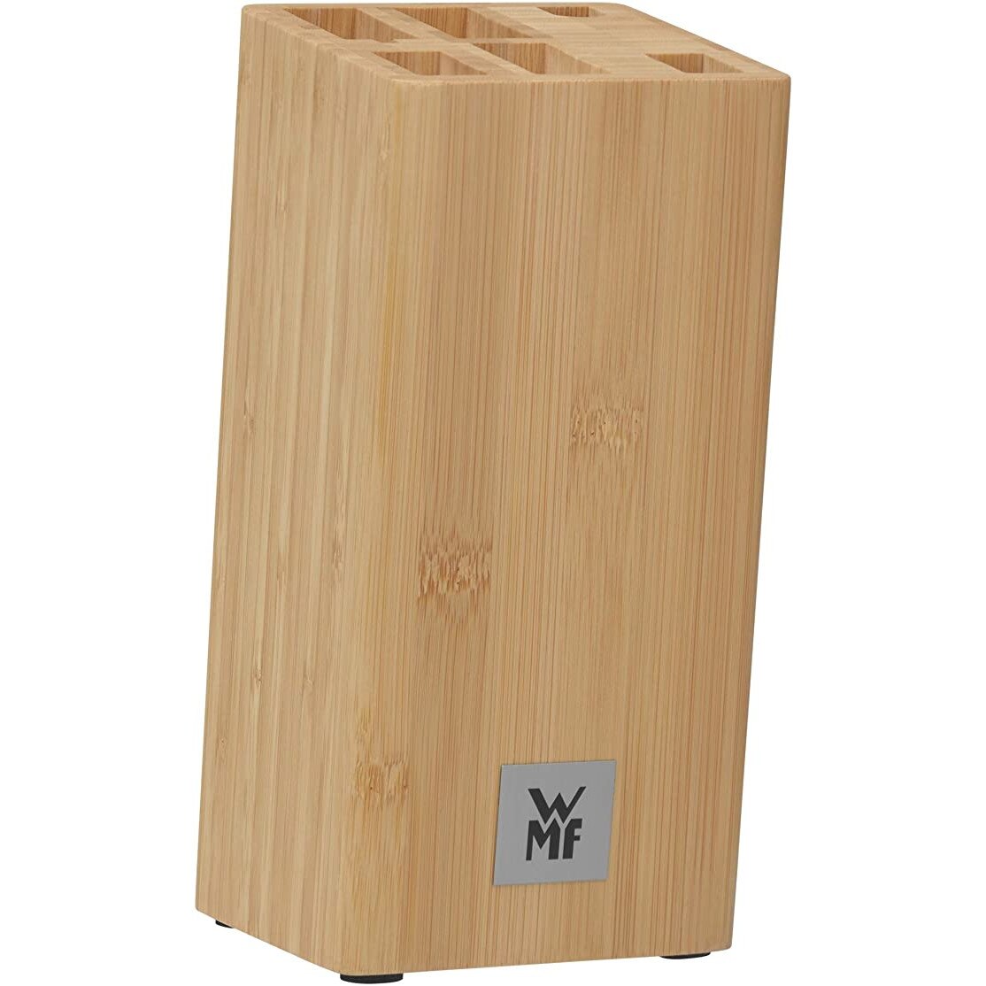 Set cutite WMF Kineo, 6 piese, ascutitor, suport cutite din bambus ...