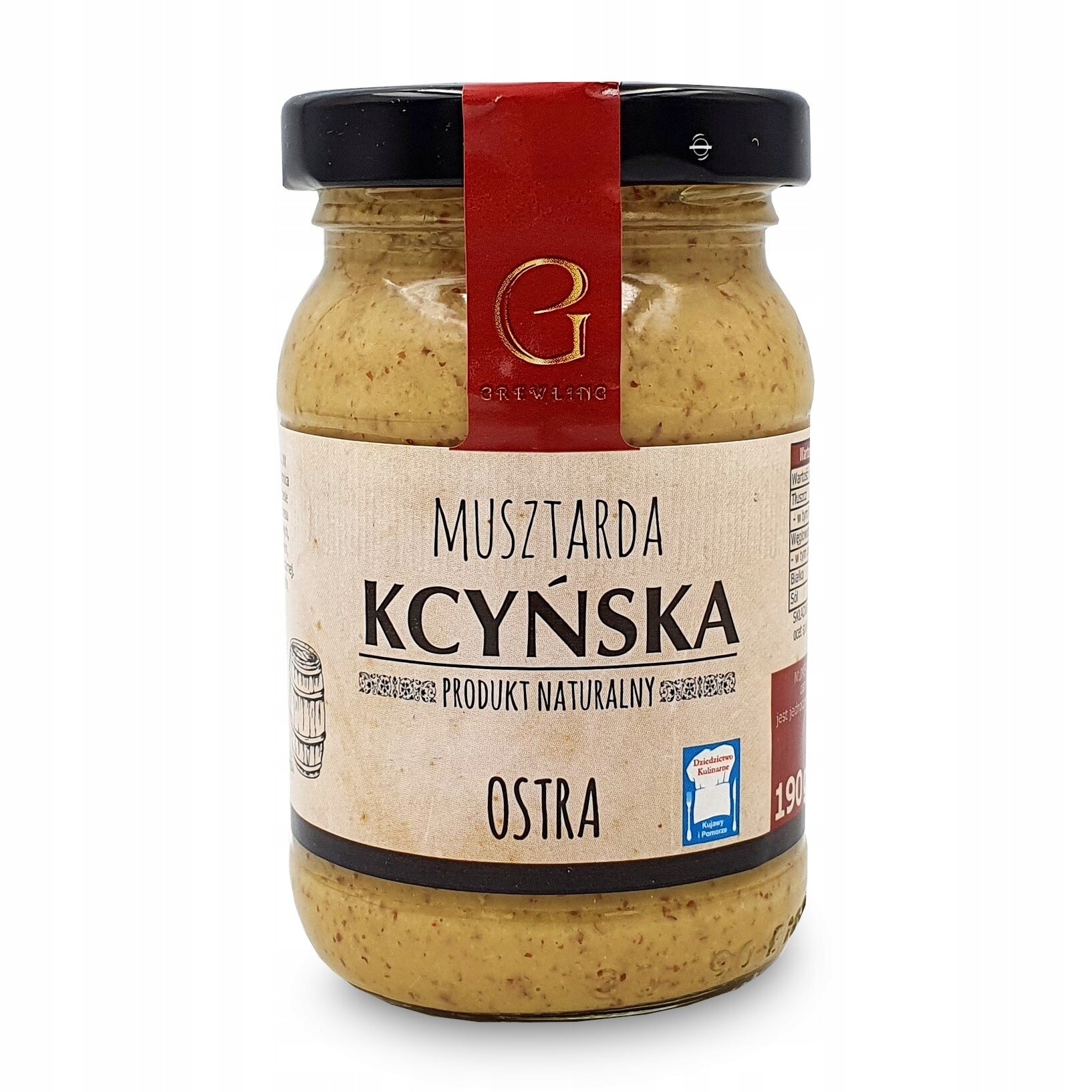Mustar Wytwórnia Musztardy Kcyńskiej, 190g - eMAG.ro