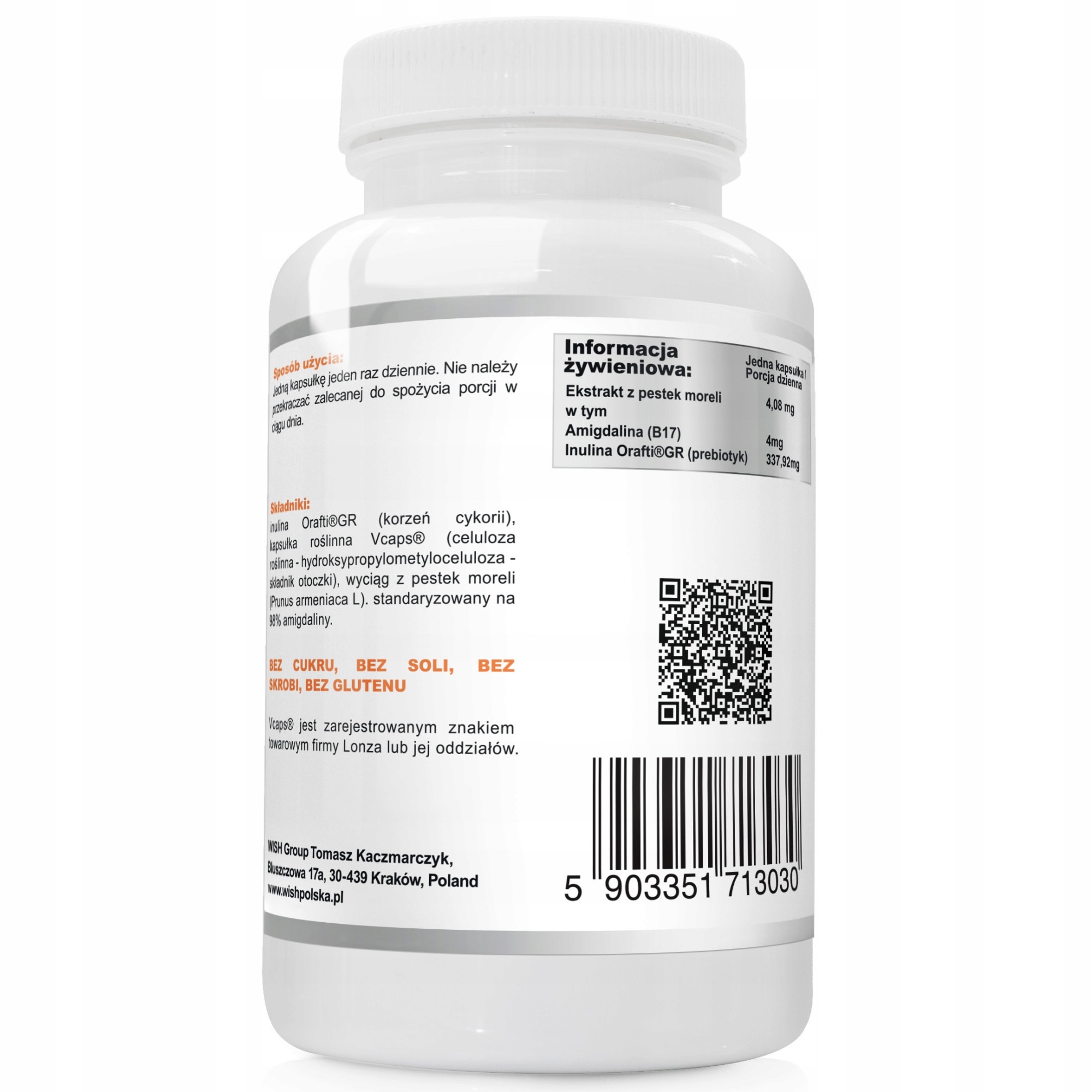 Supliment alimentar, vitamina B17, amigdalina, extract samburi de caise ...