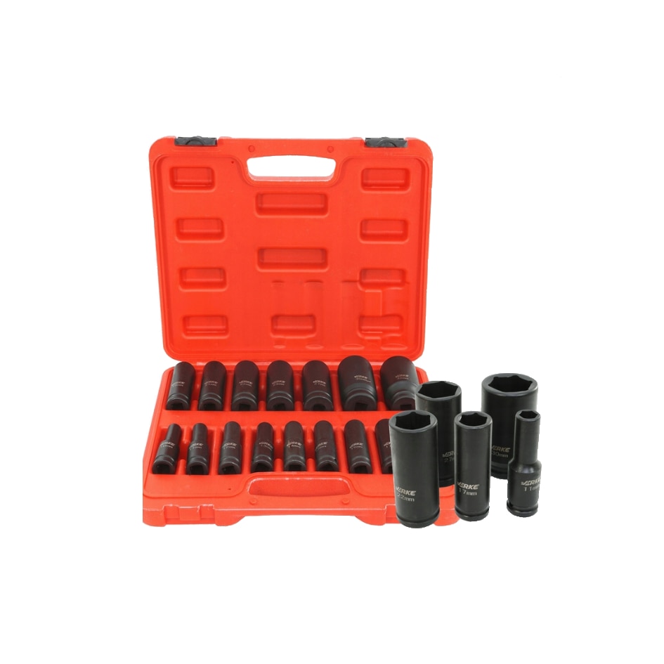 Trusa 16 tubulare de impact 1/2" 10 - 32 mm Verke - eMAG.ro