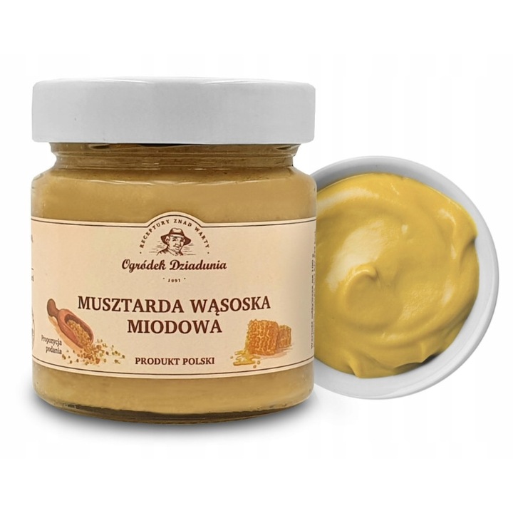 Mustar cu miere Ogródek Dziadunia, 210g - eMAG.ro