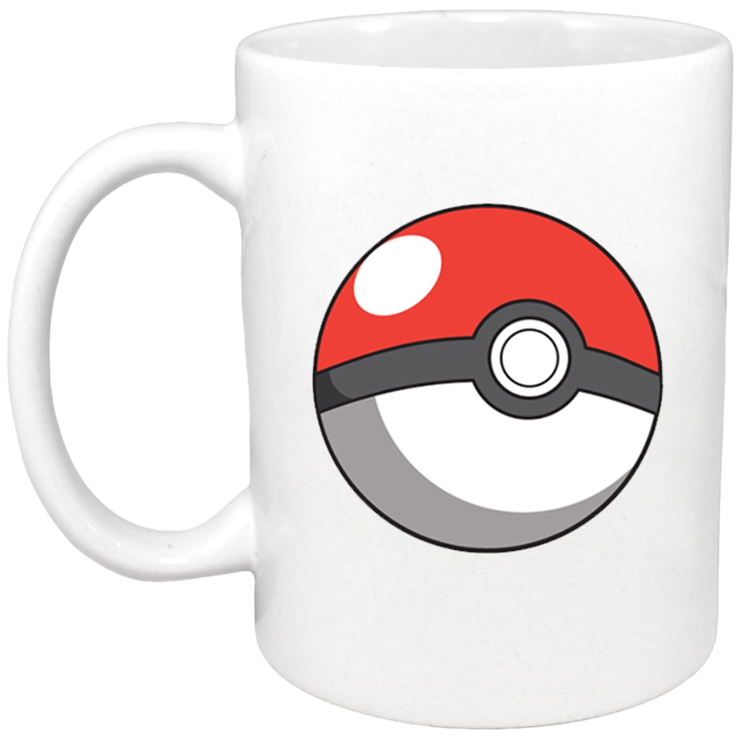 Cana personalizata cu interior colorat, alb, Cana Pokemon Go Pokeball ...