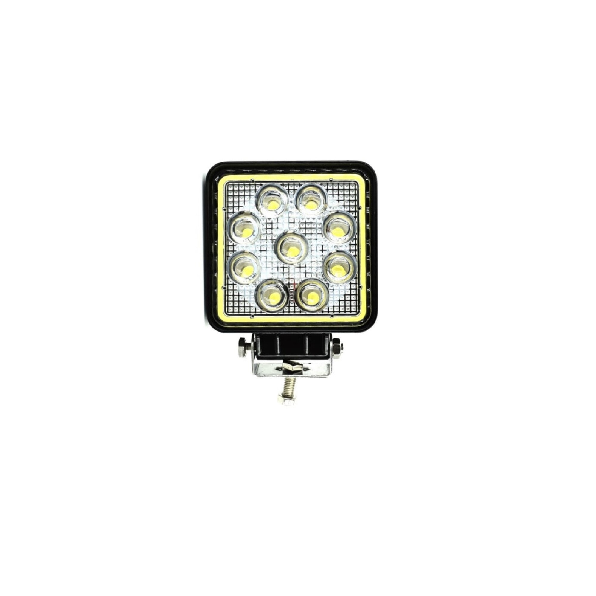 Proiector led 27w cu angel eyes,12v-24v,, alb 6000k - eMAG.ro