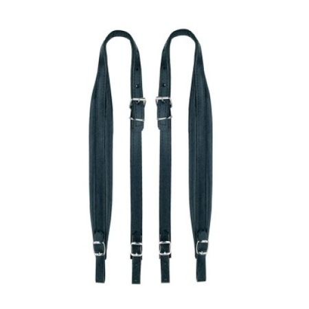 Set 2 curele acordeon, Boston 45MCS, 48-72 basi, piele, 82-87 x 4,5 cm ...