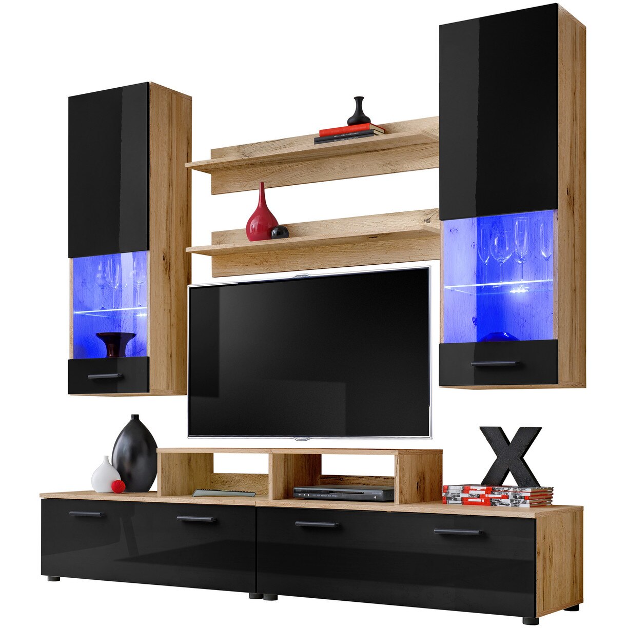 Set Mobila Living Alice, Extrem Furniture, PAL, 200 x 195 x 45 cm ...