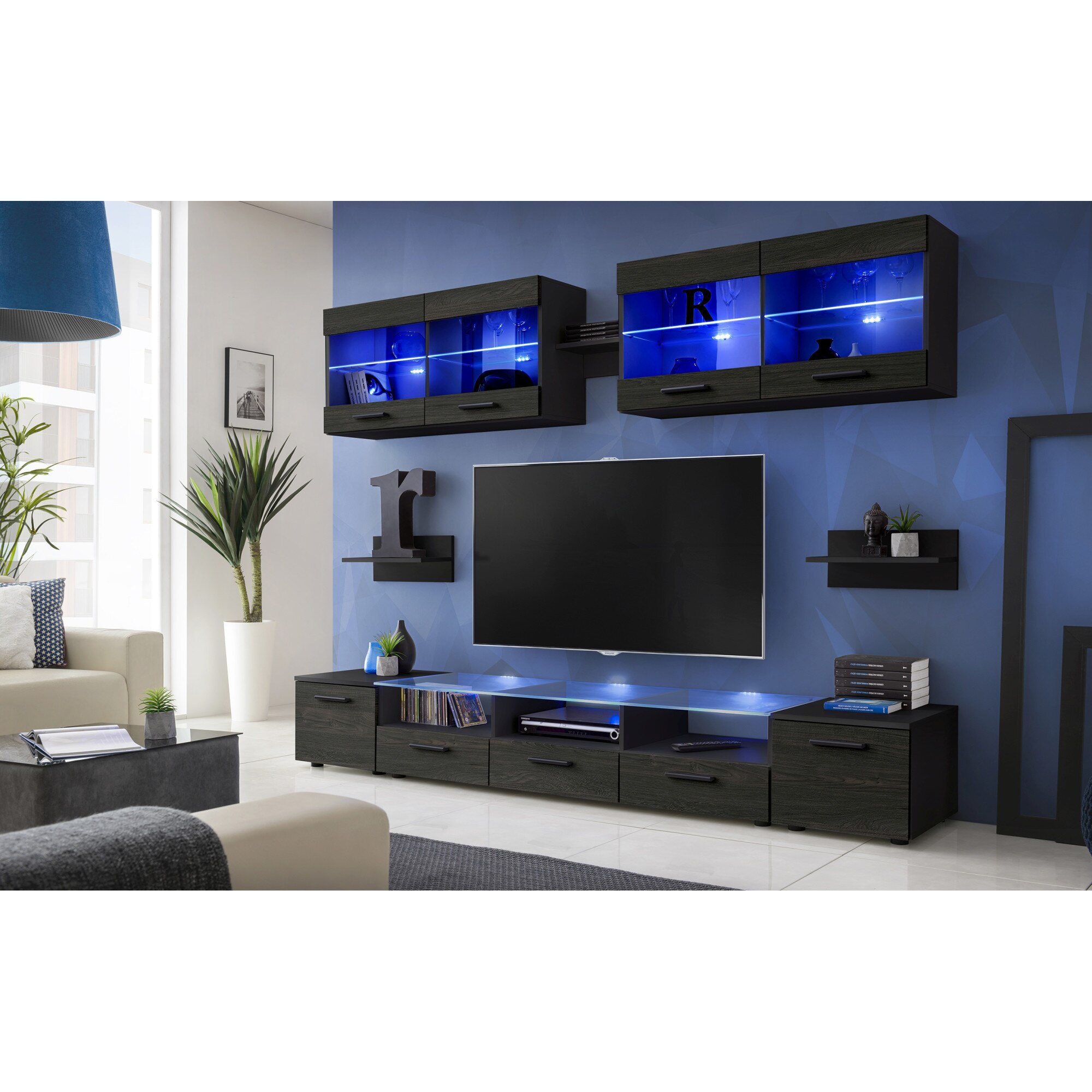 Set Mobila Living Flash, Extreme Furniture, PAL, 230 x 195 x 45 cm ...