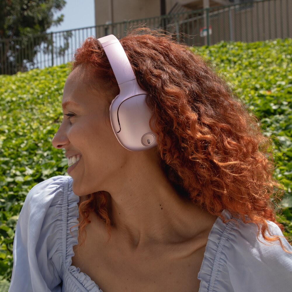 Casti Bluetooth PowerLocus P7, Aur roz - eMAG.ro