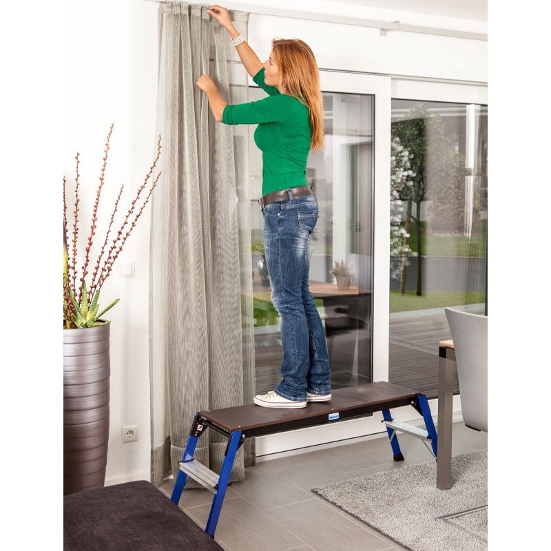 Scara tip platforma, 2 trepte, lungime platforma 1m, inaltime de lucru ...