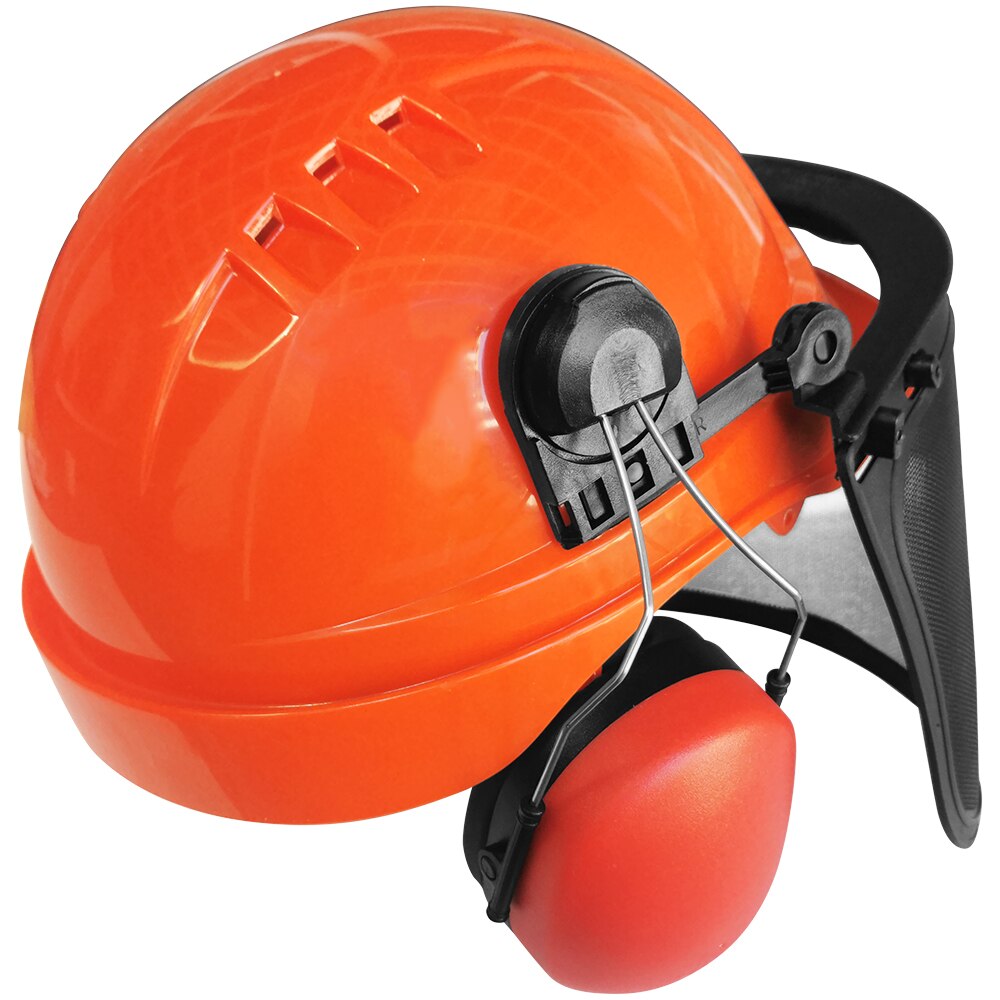 Casca de protectie cu antifoane si viziera AgroPro - eMAG.ro