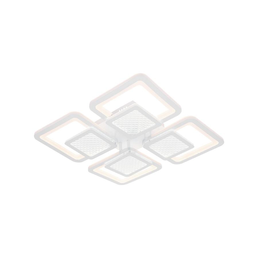 Lustra LED Patrata cu Telecomanda, 144W, Dimabila, Alb - eMAG.ro