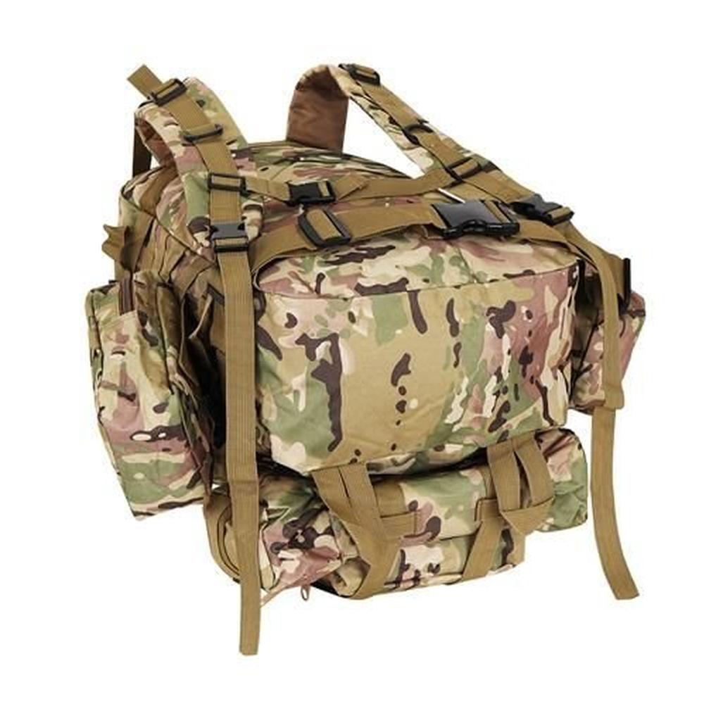 Rucsac Militar pentru Drumetii pe Munte, Volum 50 L, 2+3 Compartimente ...