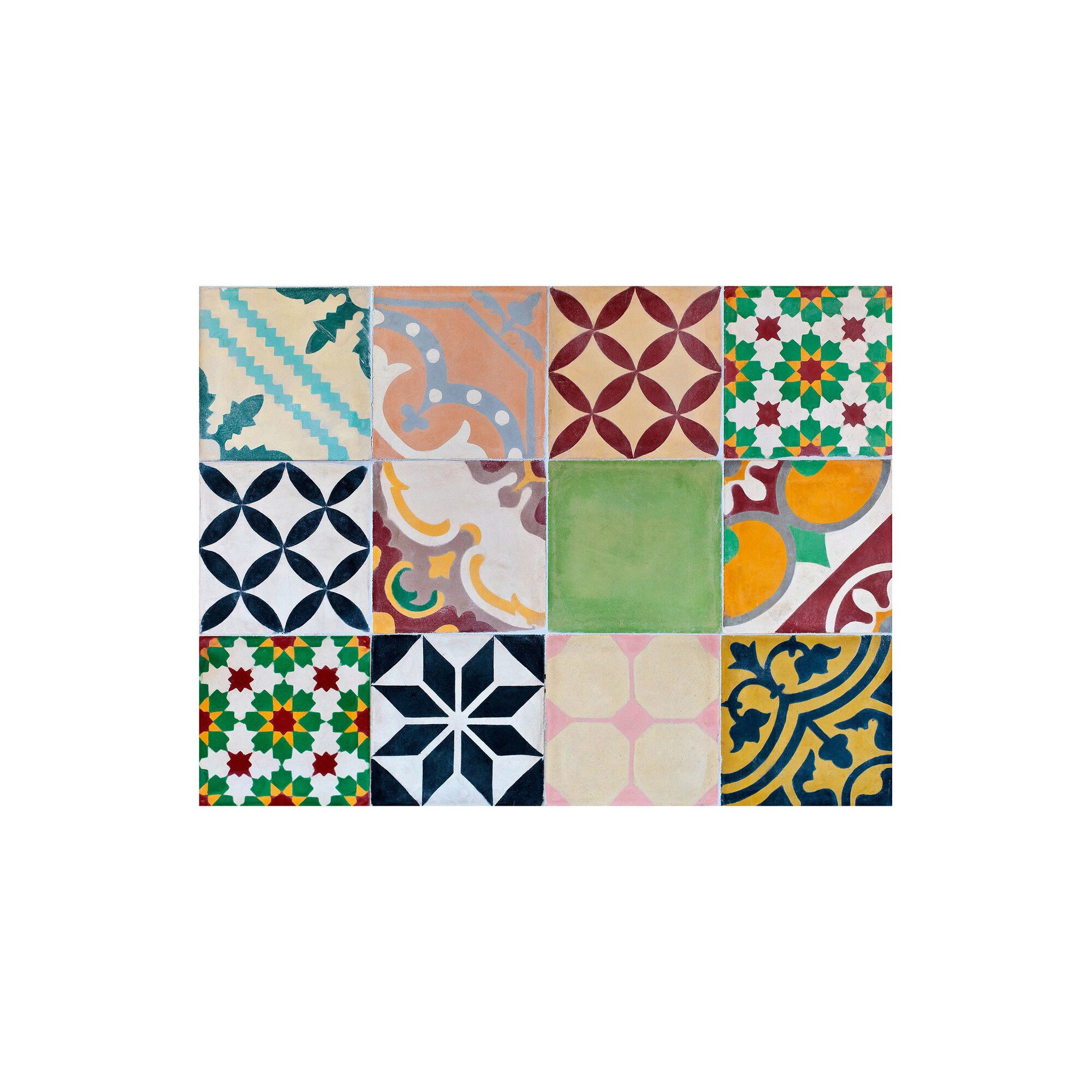 Suport din vinyl pentru farfurii Contento, Matteo, Model mozaic, 40x30 ...