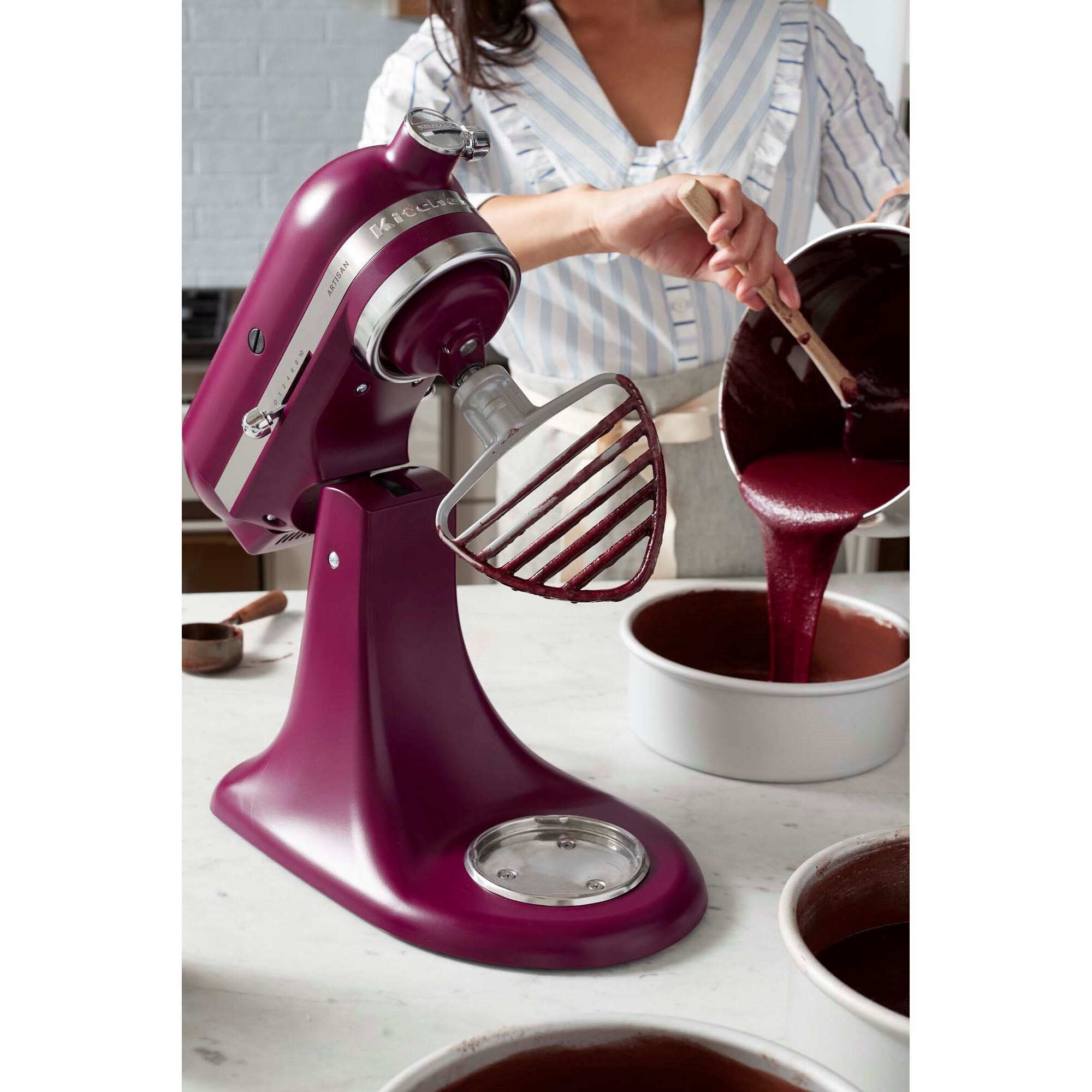 Mixer cu bol 4.8L, Artisan, Model 195, Beetroot - KitchenAid - eMAG.ro