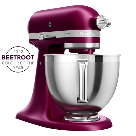Mixer cu bol 4.8L, Artisan, Model 195, Beetroot - KitchenAid - eMAG.ro