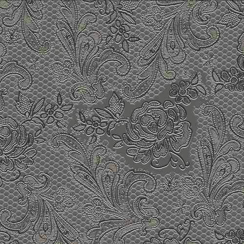 Servetel din hartie gofrata argintiu dantela 33x33cm, 15 buc. - eMAG.ro