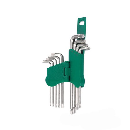 Комплект ключове Hans TORX дълъг, 9 части (040208-0026) - eMAG.bg
