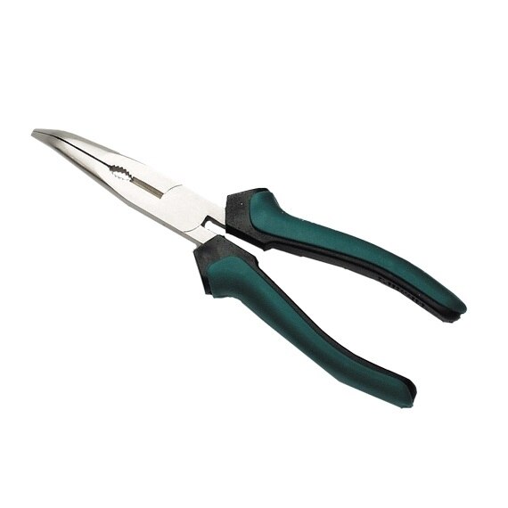 Cleste cu varf lung indoit Mannesmann M10950, 200 mm - eMAG.ro