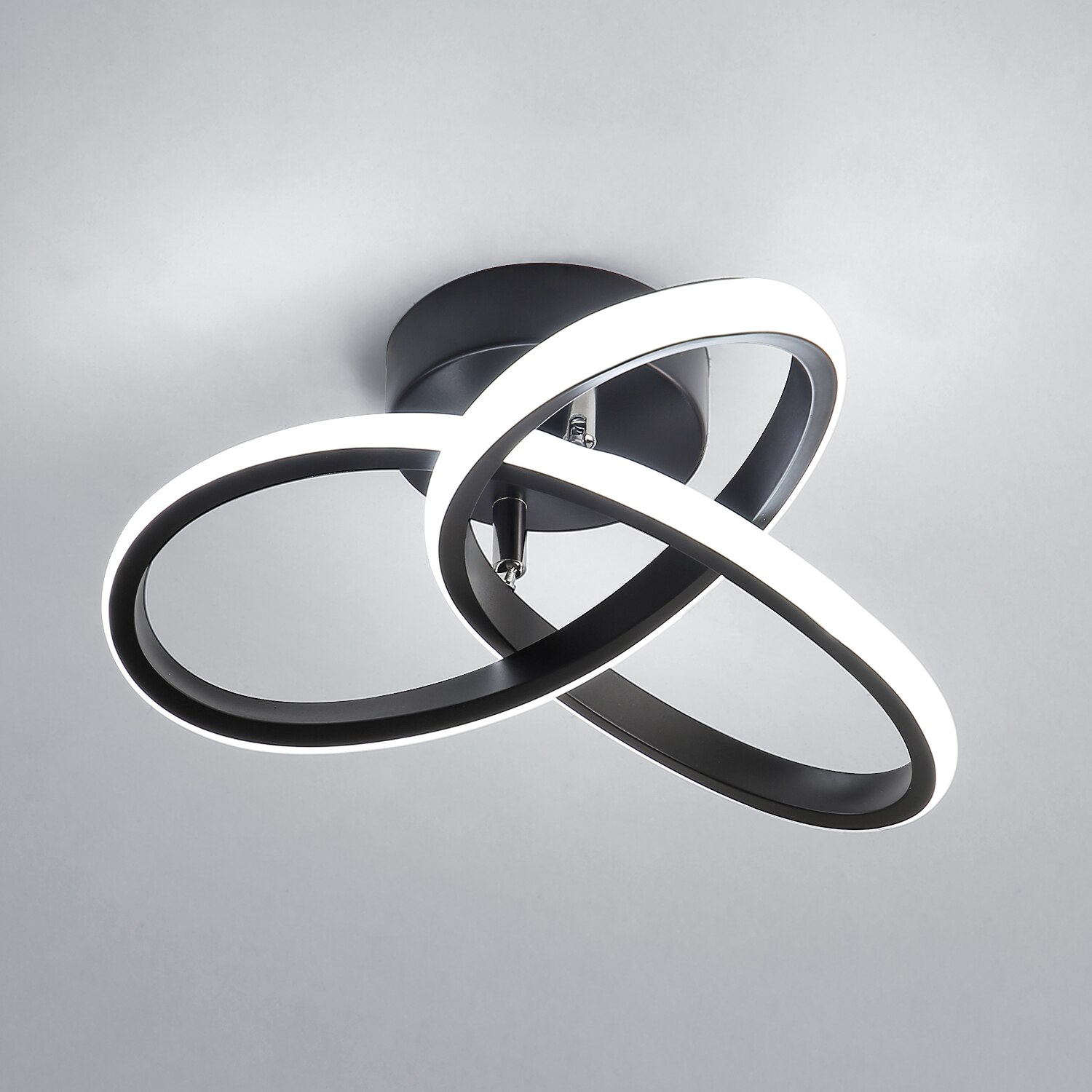 Candelabru LED, Toolight, Aluminiu, 24x14x11 cm, Negru - eMAG.ro