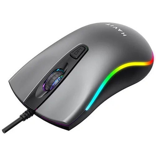 Havit MS72 egér, RGB, fekete - eMAG.hu