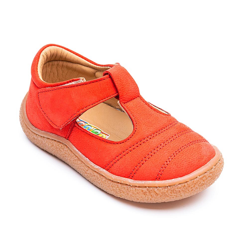 Sandale copii piele Kidopo Campus Orange, marimea 26 - eMAG.ro