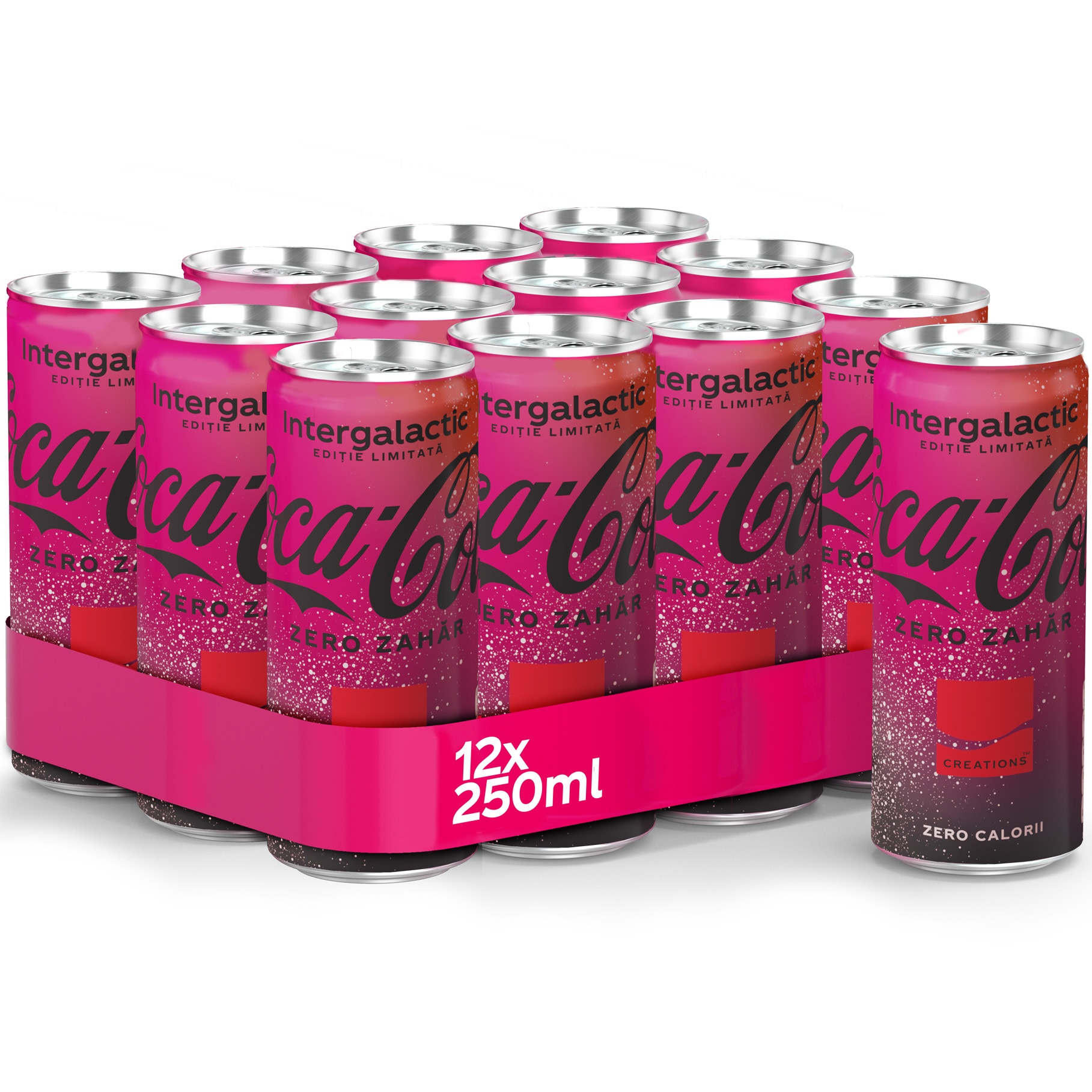 Bautura carbogazoasa Coca-Cola Zero Zahar Creations Intergalactic Doza ...