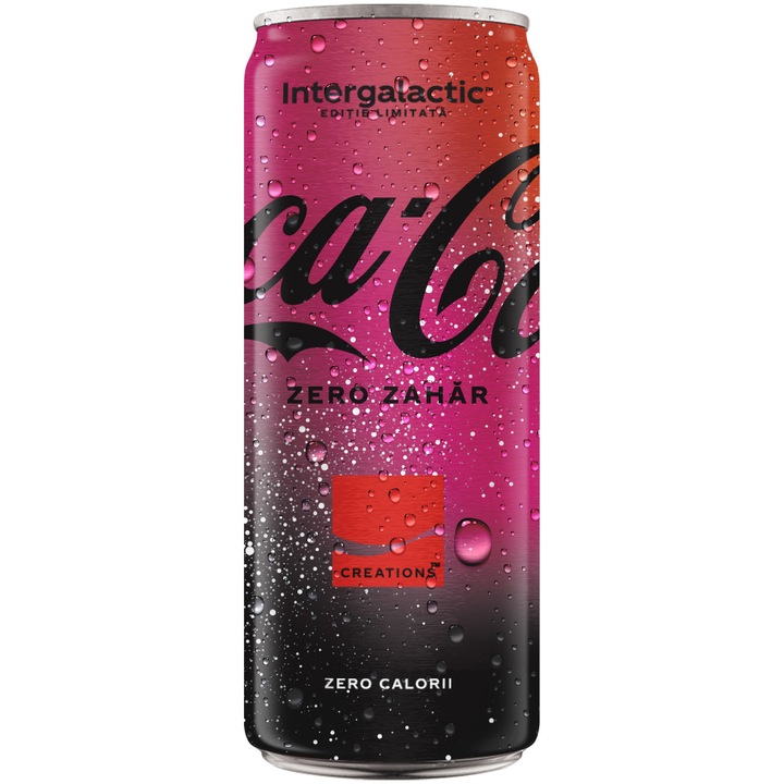 Bautura carbogazoasa Coca-Cola Zero Zahar Creations Intergalactic Doza ...
