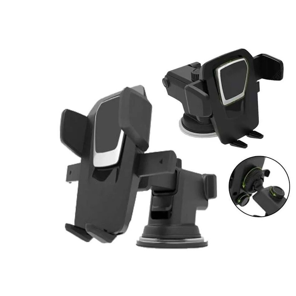 Suport telefon auto, Digital One, Pentru sticla, Brat lung, Universal ...