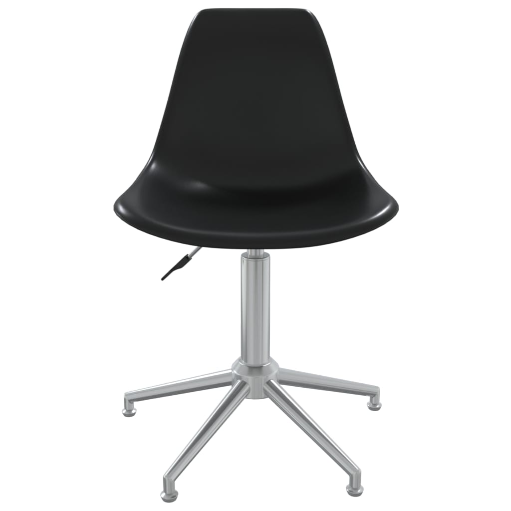 Scaun de birou pivotant, ergonomic, negru, PP,46 x 59 x (70-82) cm ...
