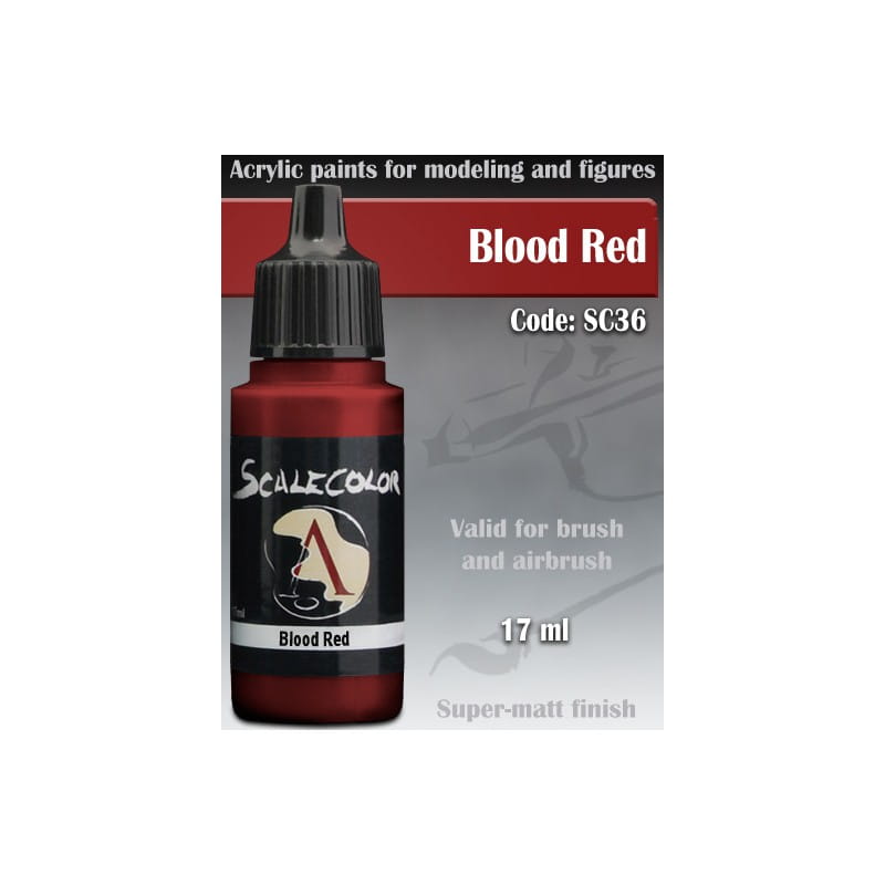 Akril festék, Scale75, Blood Red, 17ml - eMAG.hu