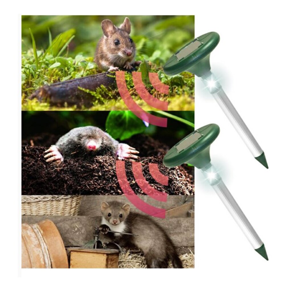 Set 2 dispozitive solare anti rozatoare si animale daunatoare, cu ...