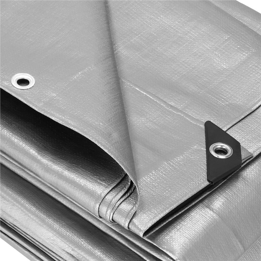 Prelata impermeabila cu protectie UV 3x4 m, 270 gsm, gri - eMAG.ro