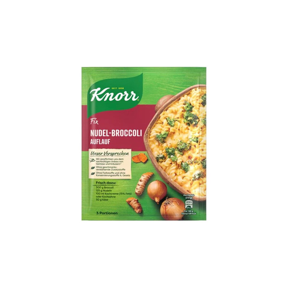Baza mancare, Condimente Gratin, Paste Nudel & Broccoli, 46 g, Knorr ...