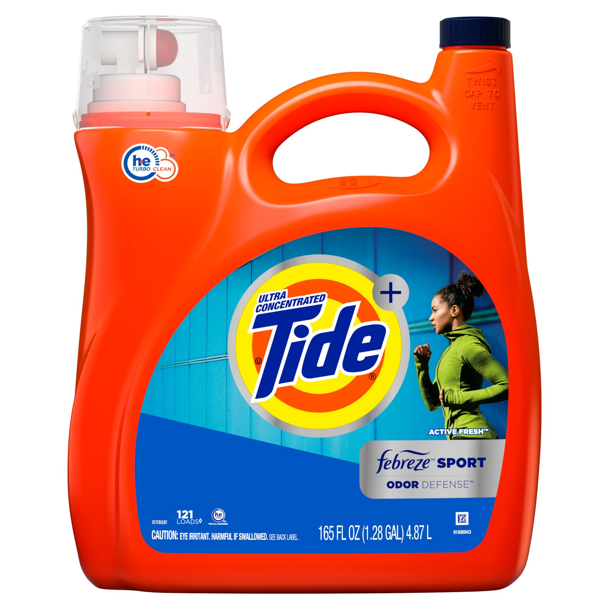 Detergent lichid Tide Sport Odor Defense 4,87 l 120 spalari - eMAG.ro