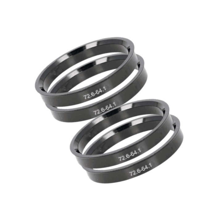 Set 4 inele centrare din ABS 72.6x64.1 pentru jante aliaj - eMAG.ro