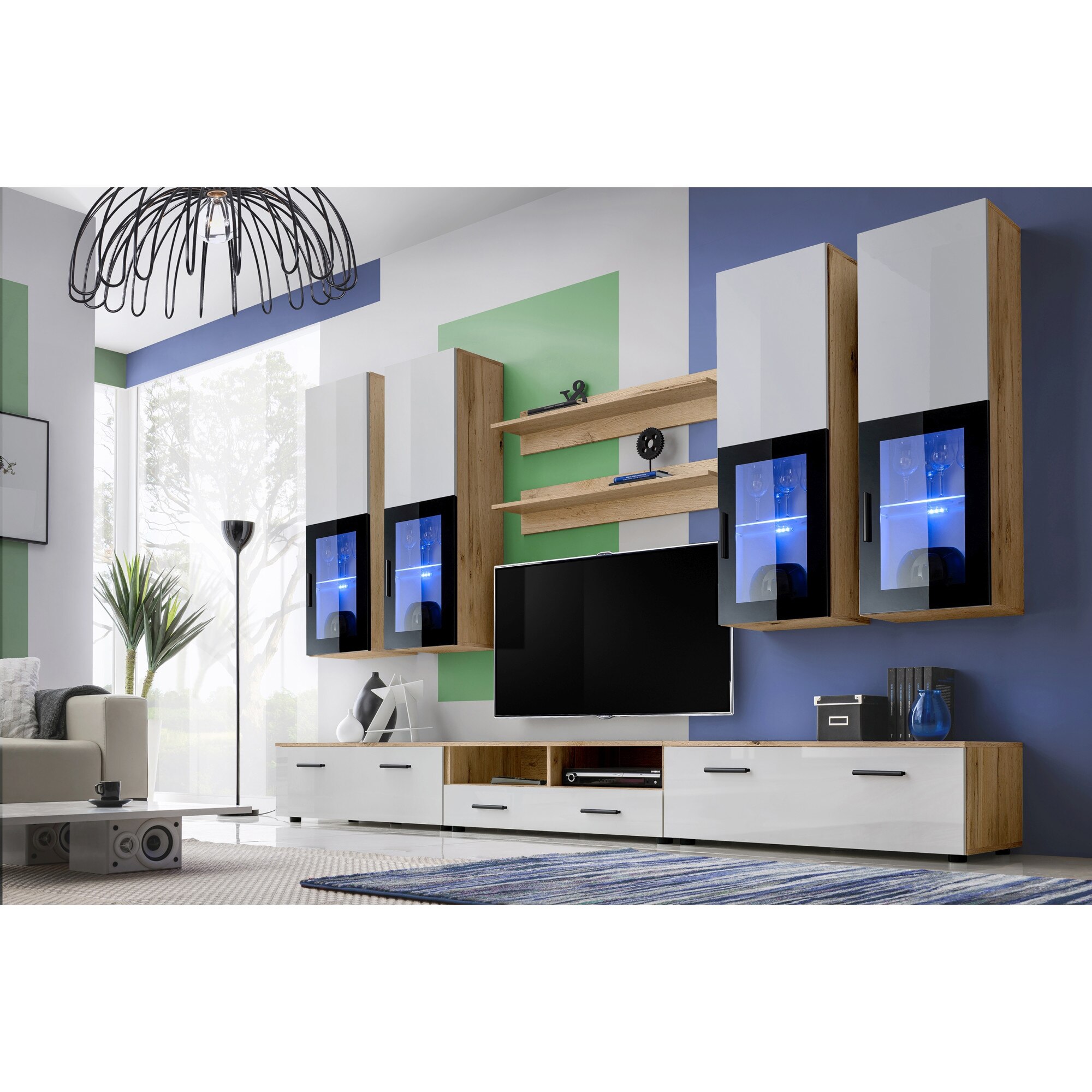 Set Mobila Living London, Extreme Furniture, PAL, 300 x 195 x 45 cm ...