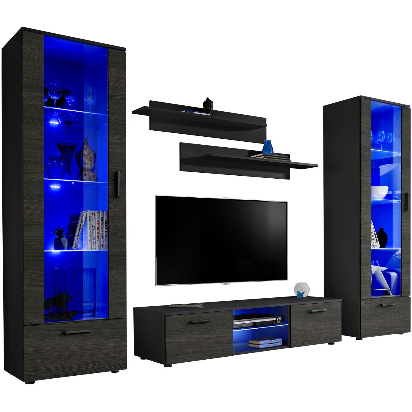 Set Mobila Living Twins, Extreme Furniture, Pal melaminat, 270 x 192 x ...
