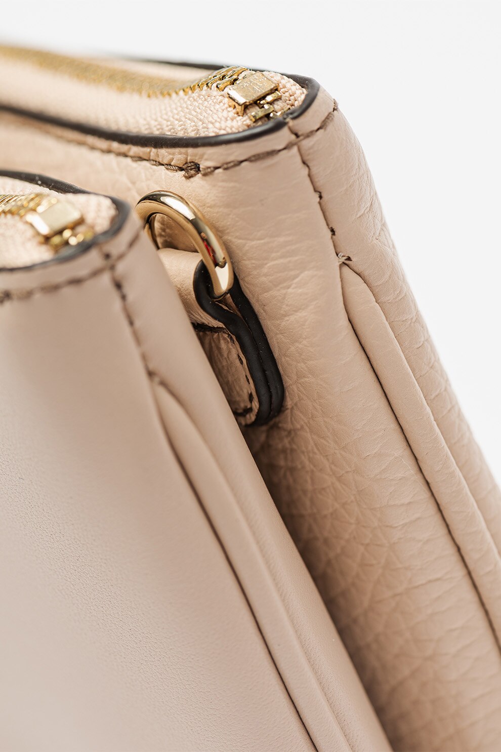 Furla, Geanta crossbody de piele Miastella, Alb fildes - eMAG.ro