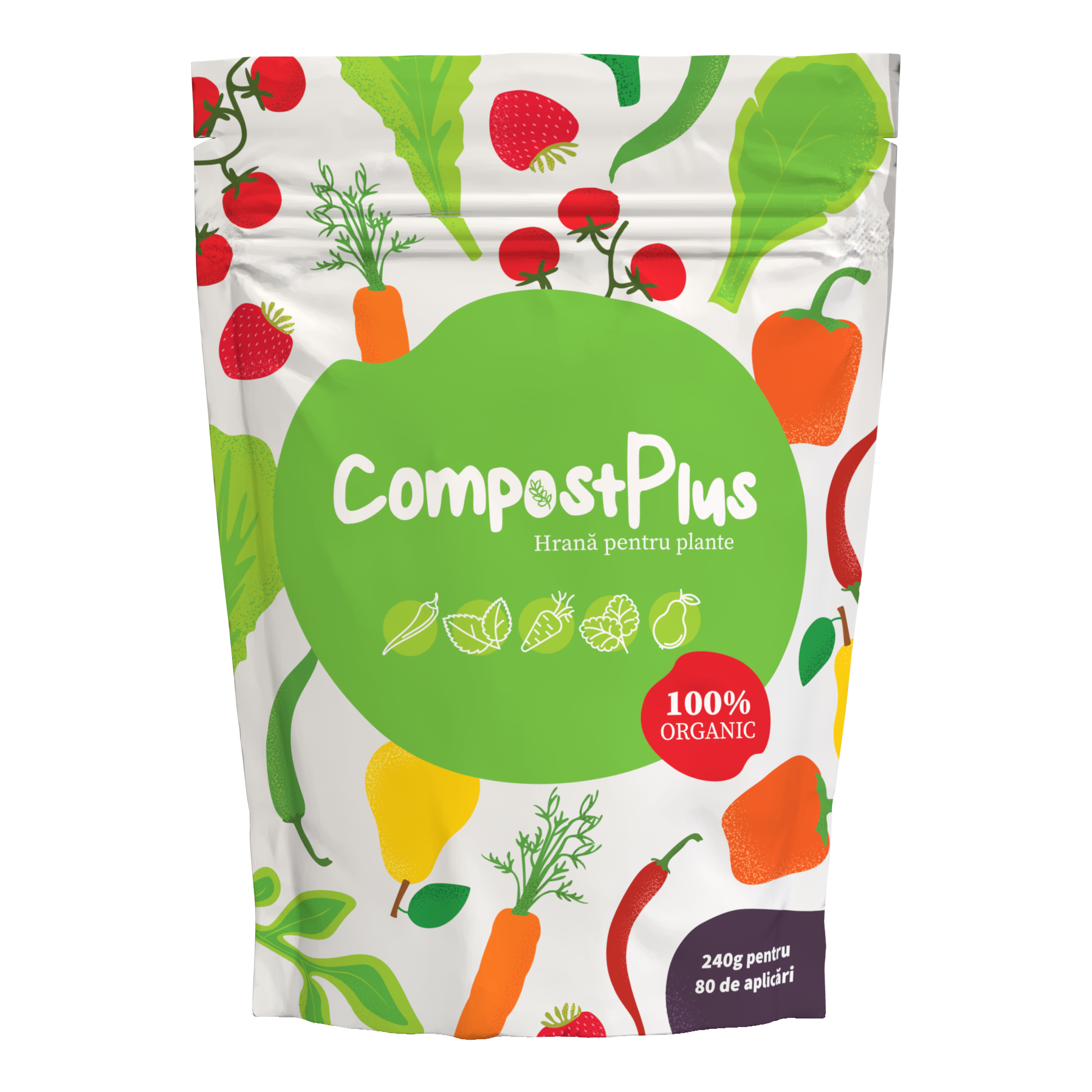 Ingrasamant organic Compost Plus, 80 aplicari, 240 g - eMAG.ro