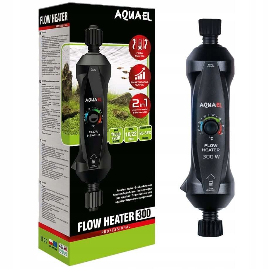 Incalzitor pentru acvariu Flow Heater, Aquael, 300 W, 20 - 33 ºC, Negru ...