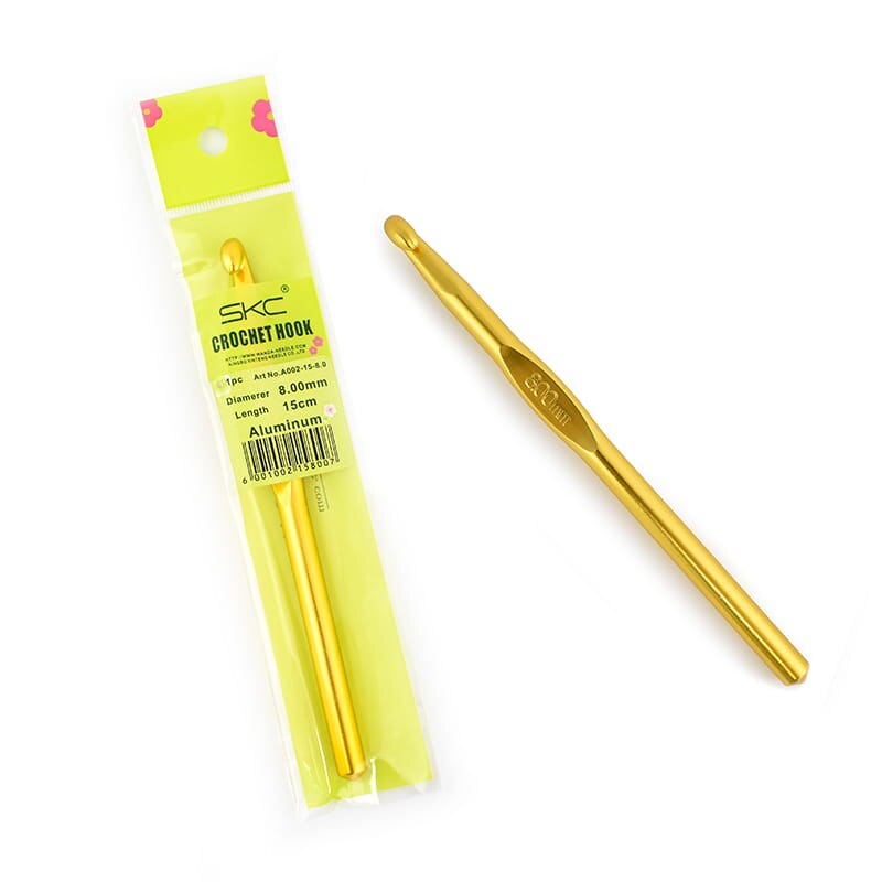 Croseta SKC, Aluminiu anodizat, 8 mm x 15 cm, Galben - eMAG.ro