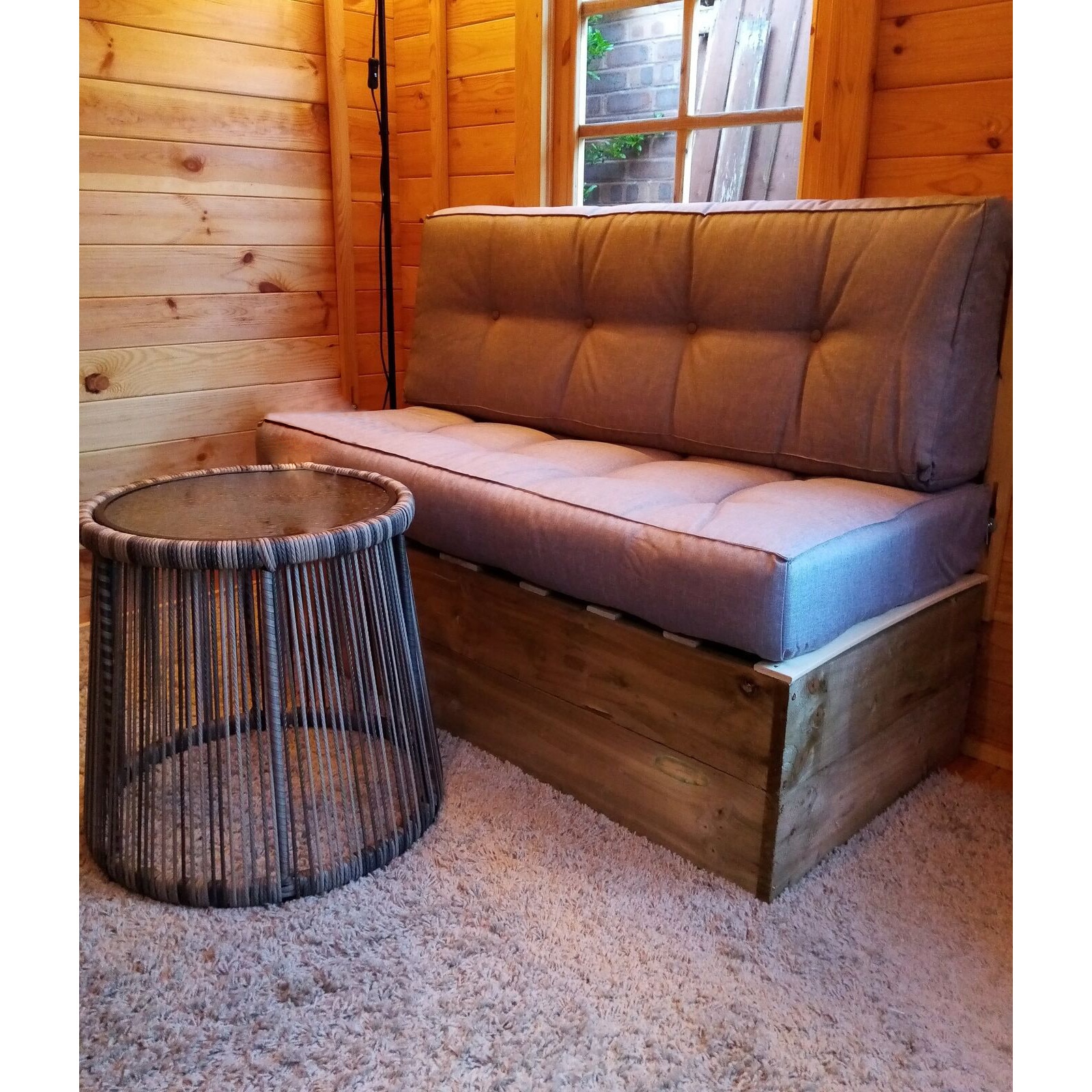 Perne paleti gradina 120x60cm LUX PU-spuma HQ - eMAG.ro