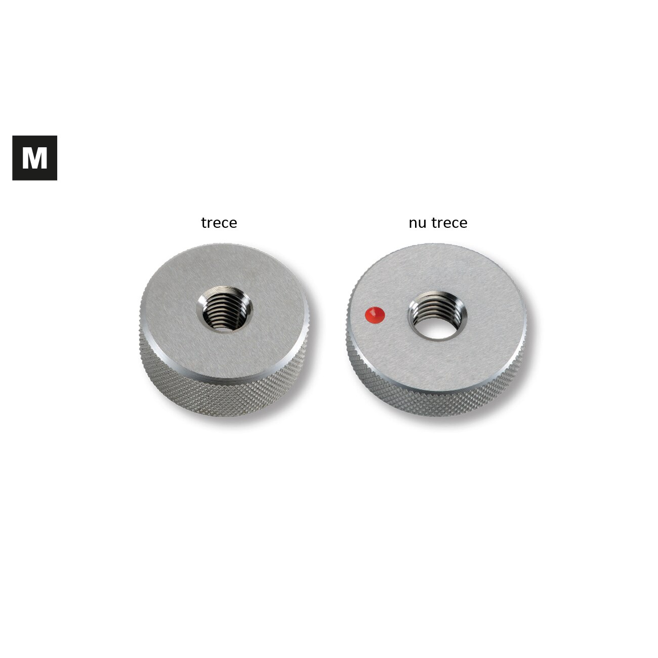 Calibru pentru Filete Metrice Exterioare din 13 / Iso 1502, trece, M24 ...